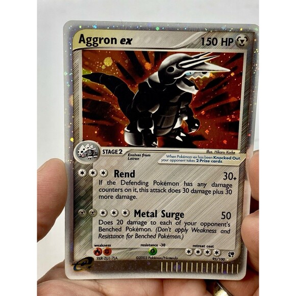 Toys | Aggron Ex 9510 Ex Sandstorm 2003 Holo Rare Pokmon Card Tcg ...